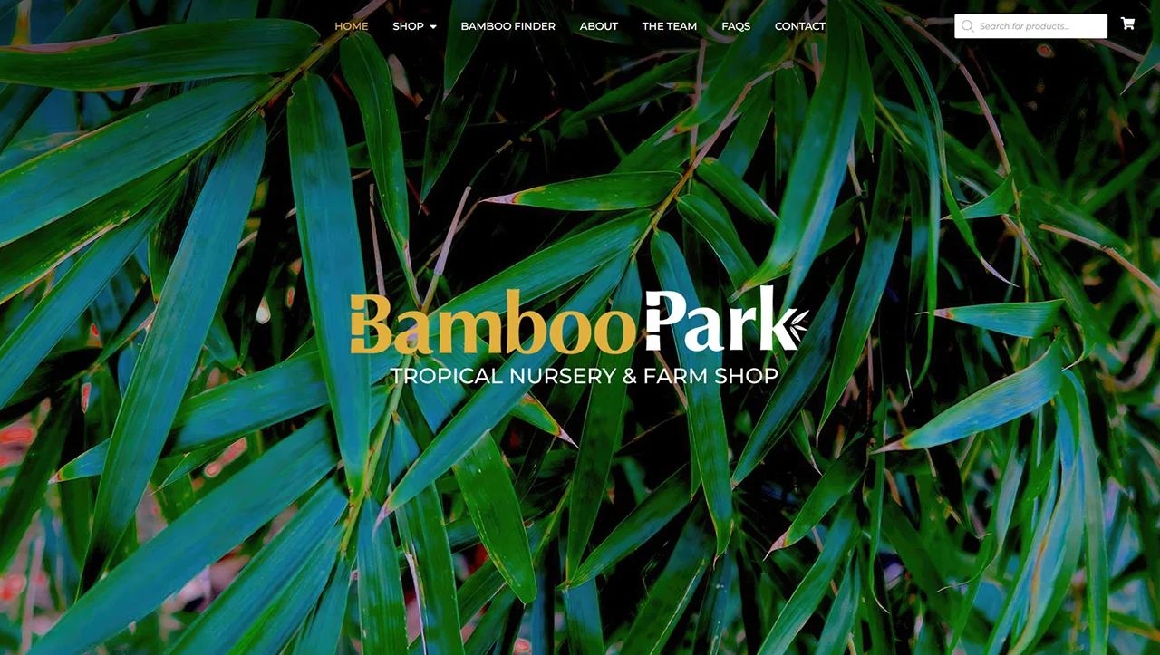 Tienda online Bamboo Park | David Barroso | Diseñador web